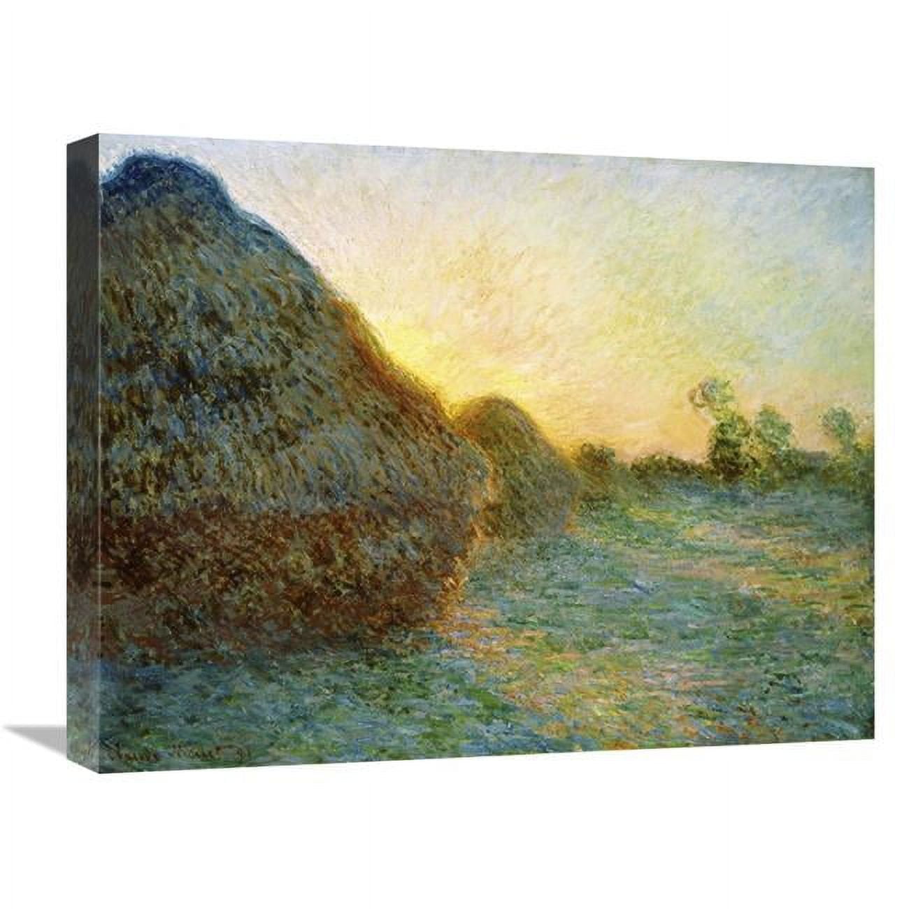 22 in. Haystacks, 1891 Art Print - Claude Monet - Walmart.com