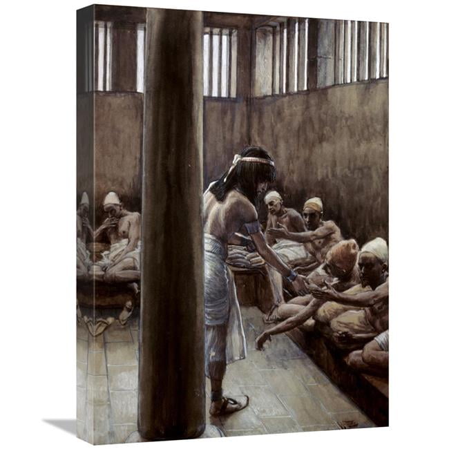 22 in. Joseph Distributes Bread in Prison Art Print - James Tissot ...