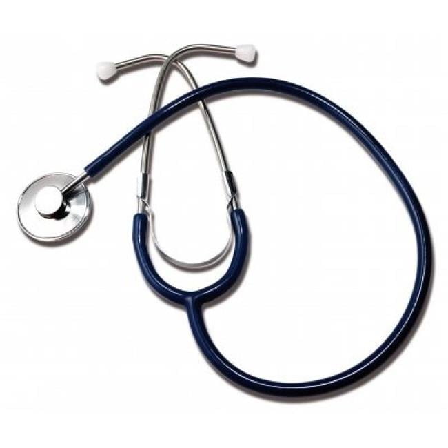 22 in. Lightweight Single Head Stethoscope, Blue - Walmart.com
