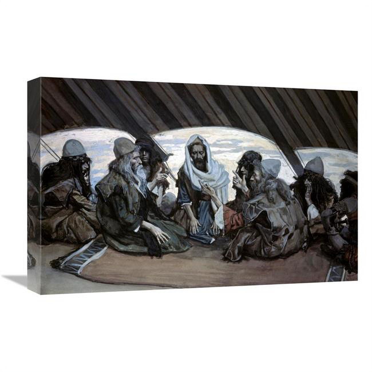 22 in. Moses & Jethro Art Print - James Tissot - Walmart.com