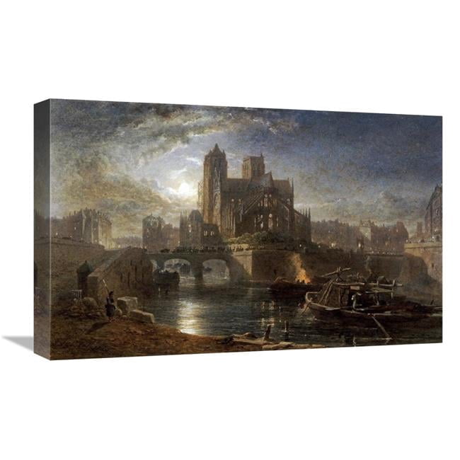 22 in. Notre Dame, Paris Art Print - Edward Angelo Goodall - Walmart.com