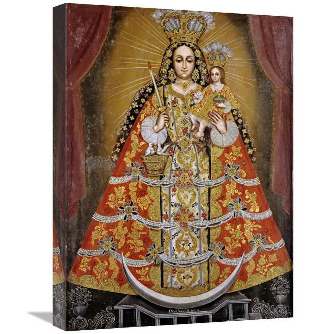 22 in. Nuestra Senora De La Concepcion Art Print - Domingo Vidal ...