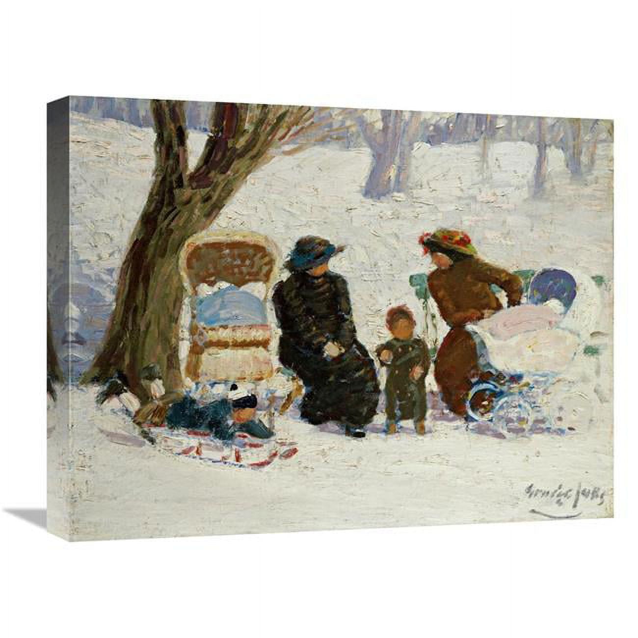 22 in. Nursemaids, High Bridge Park Art Print - George Luks - Walmart.com