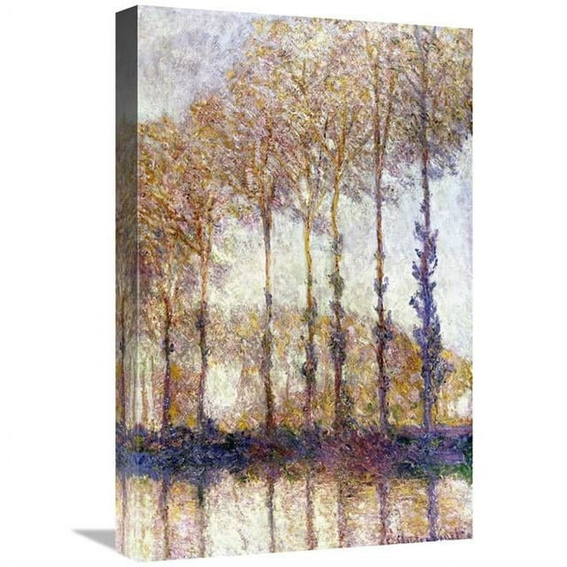22 in. Poplars Art Print - Claude Monet - Walmart.com
