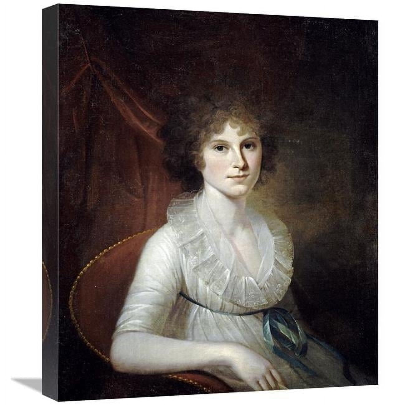 22 in. Portrait of Ann Emily Rush Art Print - James Peale - Walmart.com