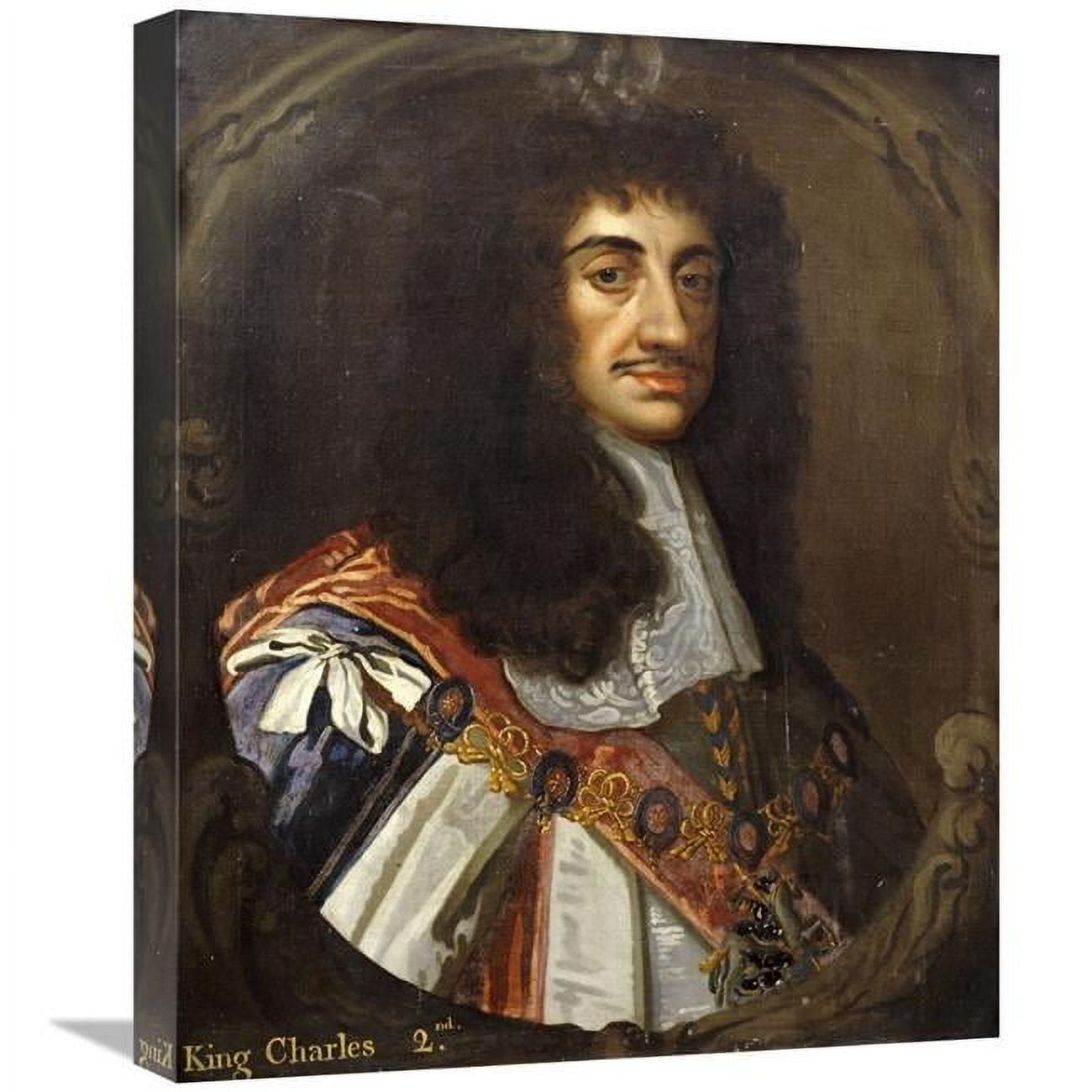 22 in. Portrait of King Charles II Art Print - Sir Peter Lely - Walmart.com
