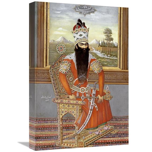 22 in. Portrait of Sultan Fath Ali Shah Qajar Art Print - Muhammad ...