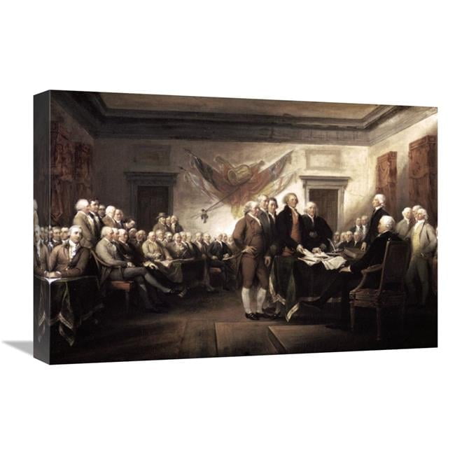 22 in. Signing of the Declaration of Independence, 1817-1819 Art Print ...
