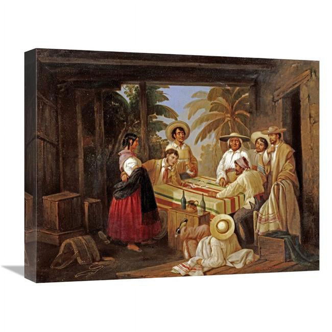 22 in. Spanish Card Games Art Print - Manuel Serrano - Walmart.com