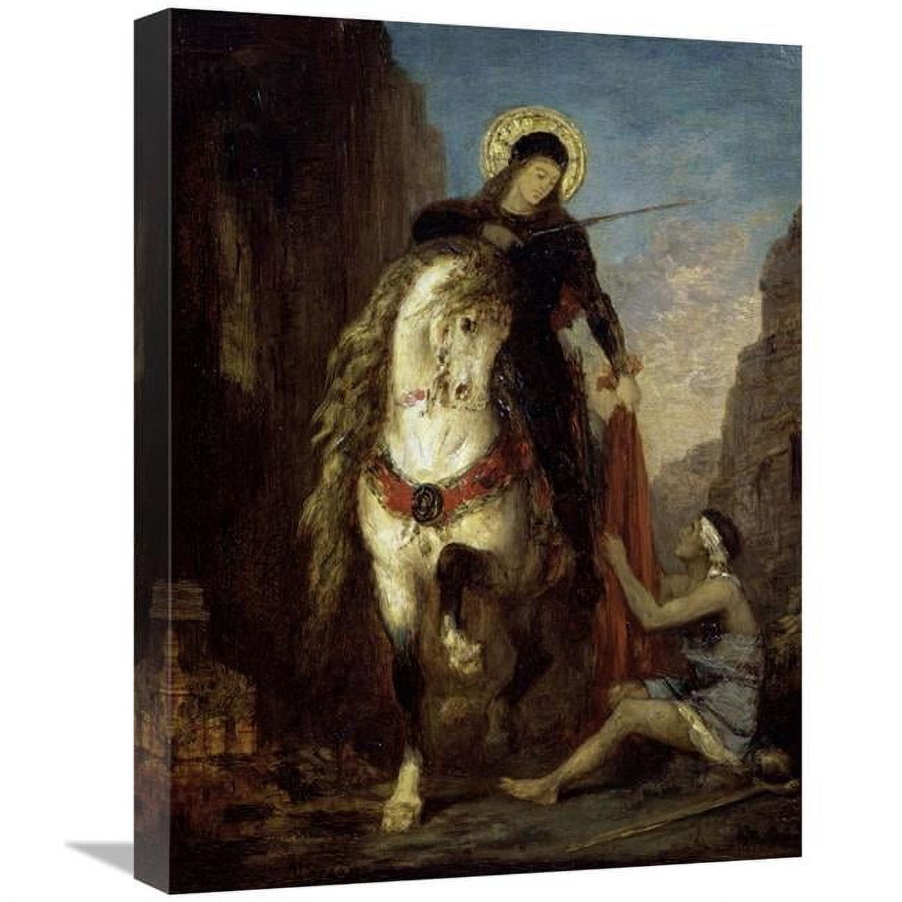 22 in. St. Martin Art Print - Gustave Moreau - Walmart.com