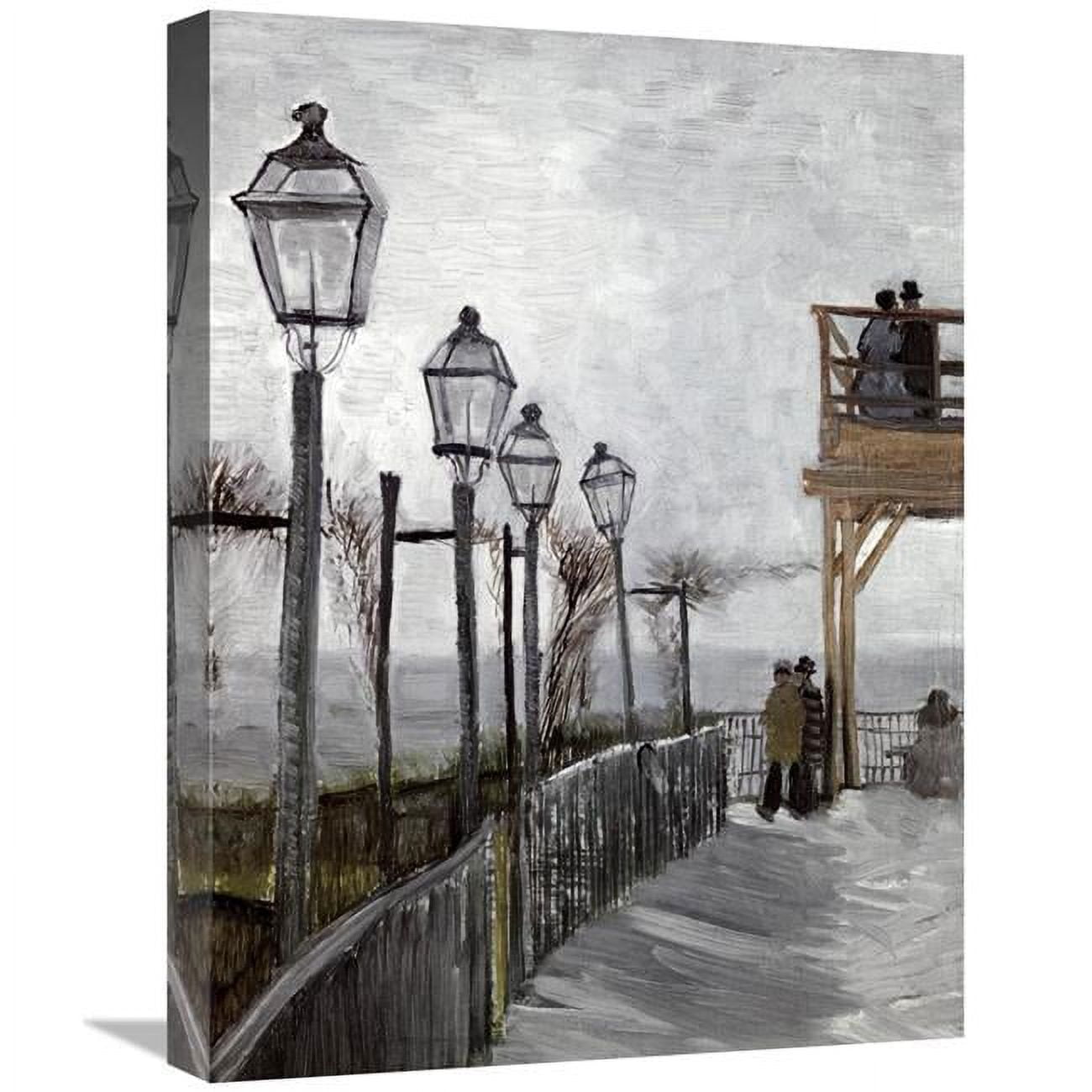 22 in. Terrace & Observation Deck at the Moulin Art Print - Vincent Van ...