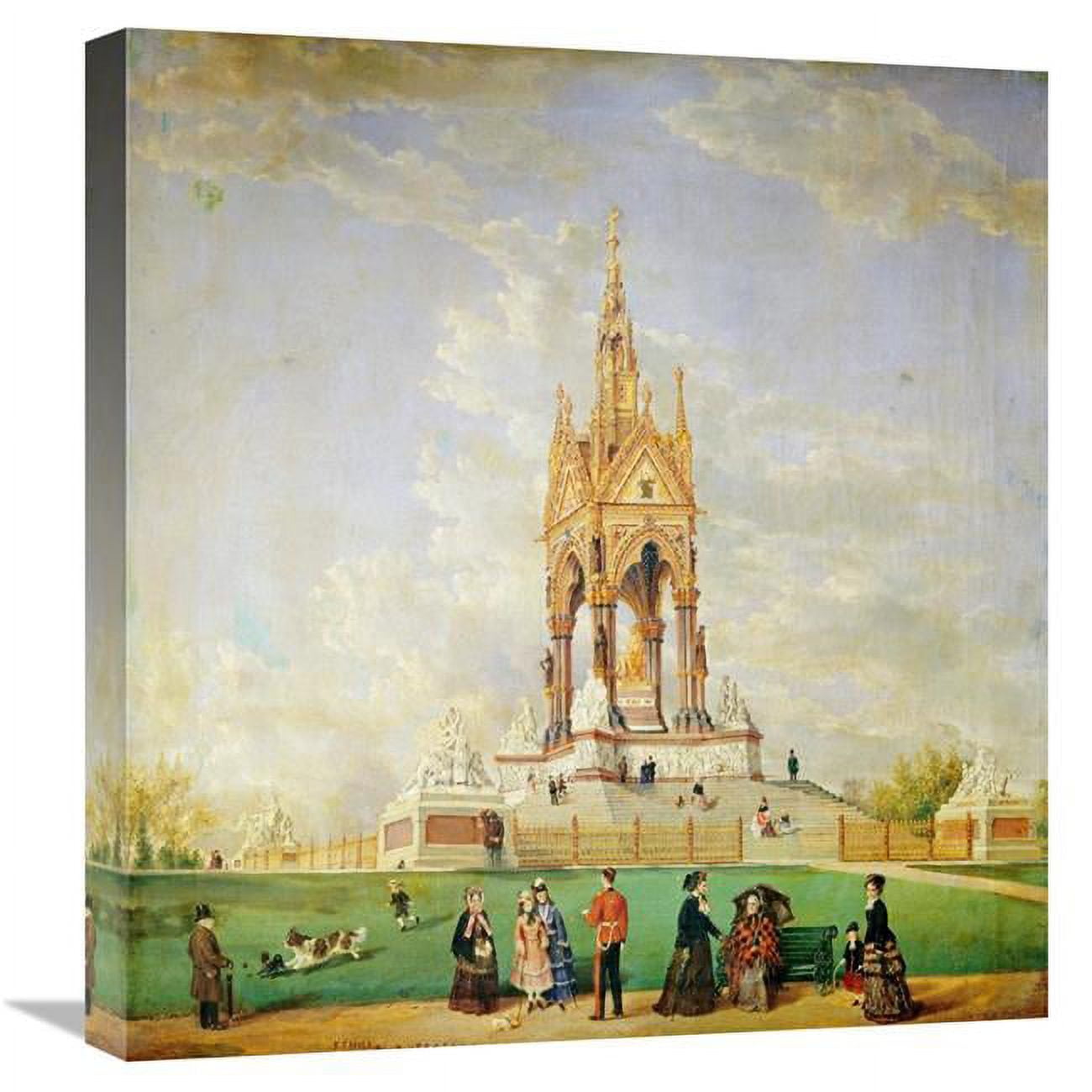 22 in. The Albert Memorial, London Art Print - Edwin Frederick Holt ...