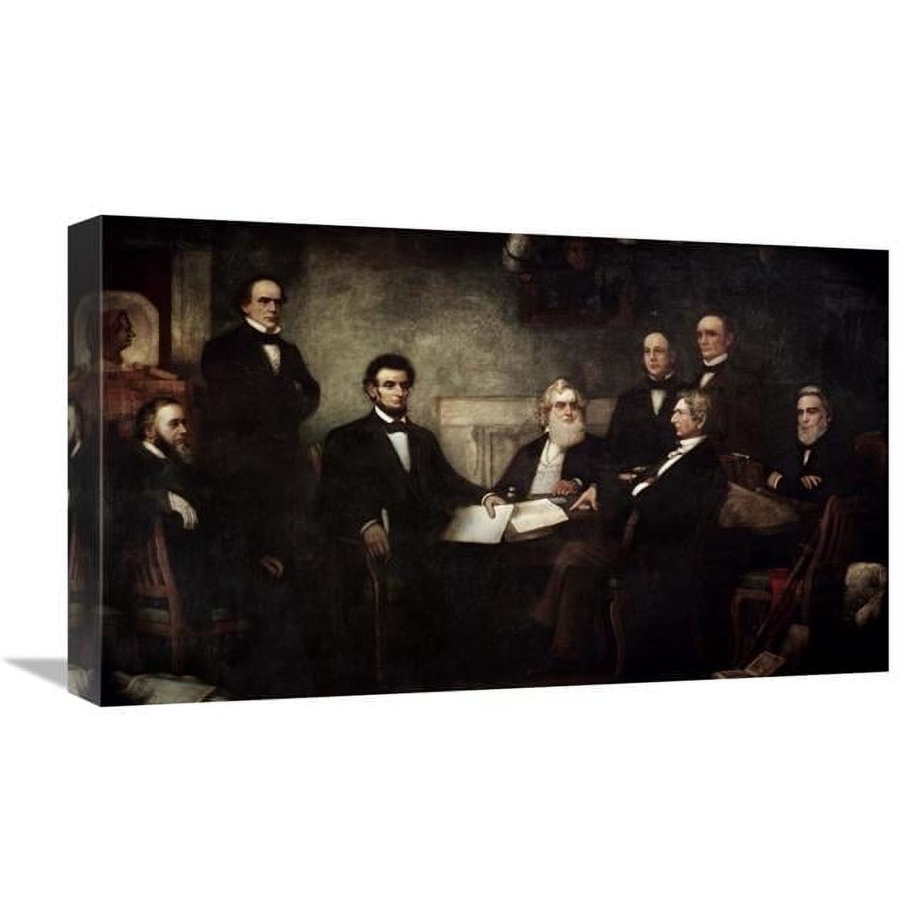 22 in. The First Reading of the Emancipation Proclamation Art Print ...
