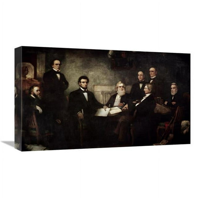 22 in. The First Reading of the Emancipation Proclamation Art Print ...