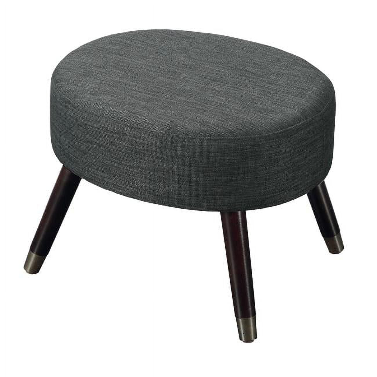 22 in. x 18 in. x 17 in. Designs 4 Comfort Mid Century Oval Ottoman ...