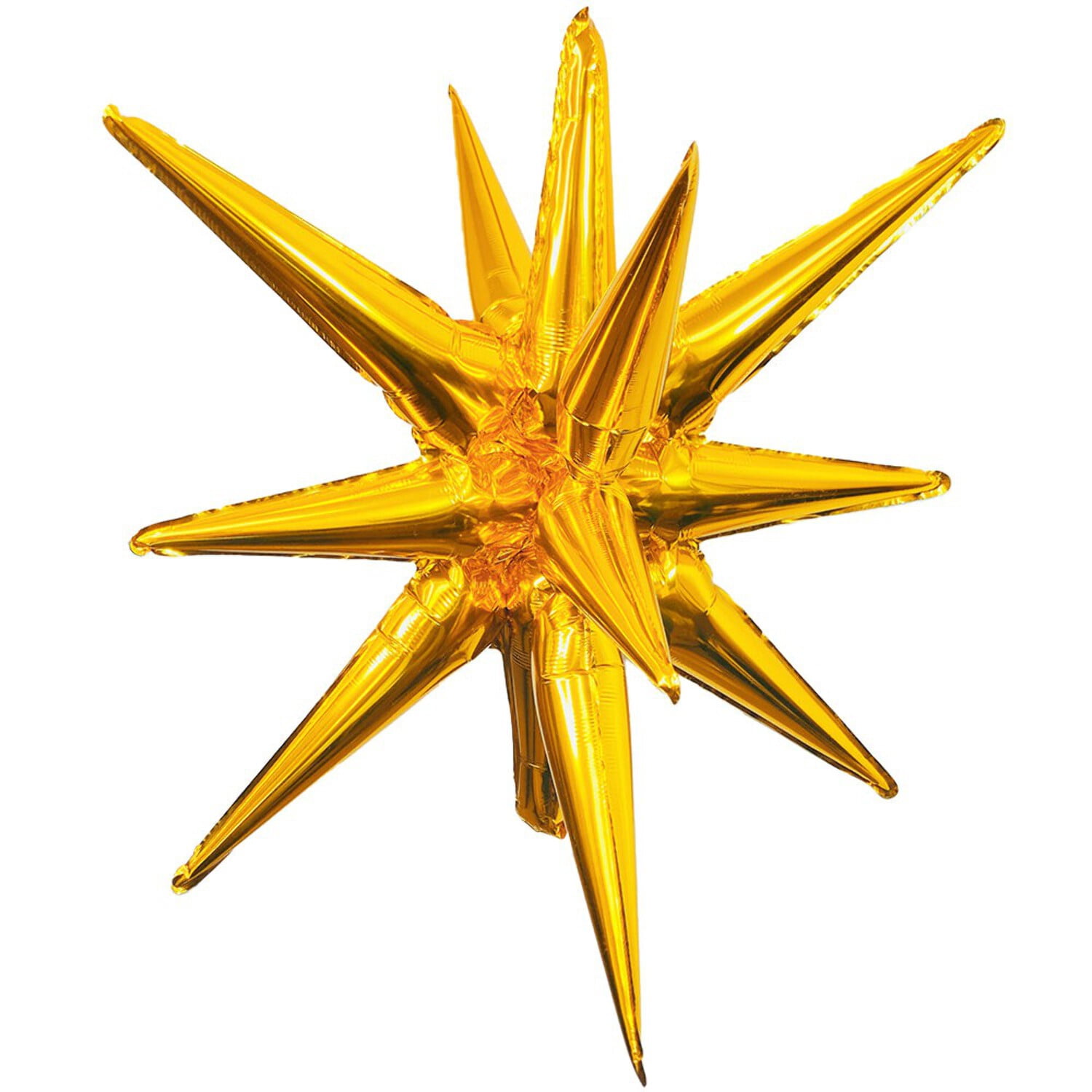 22 inch 3D Star-Burst All-In-One - Metallic Gold (Air-Fill Only) Foil ...