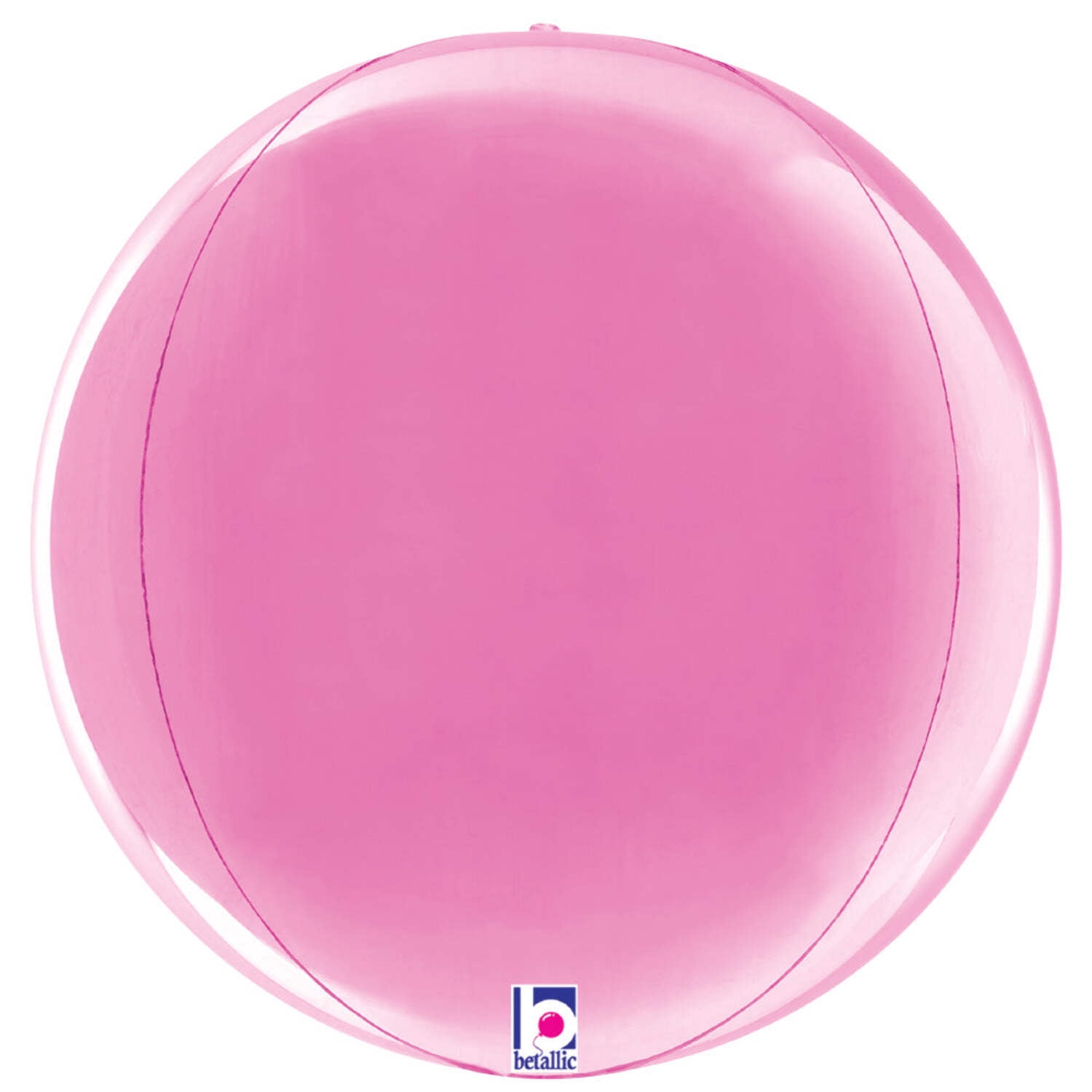 22 inch Betallic Dimensionals Fuchsia Globe Foil Mylar Balloon - Party ...