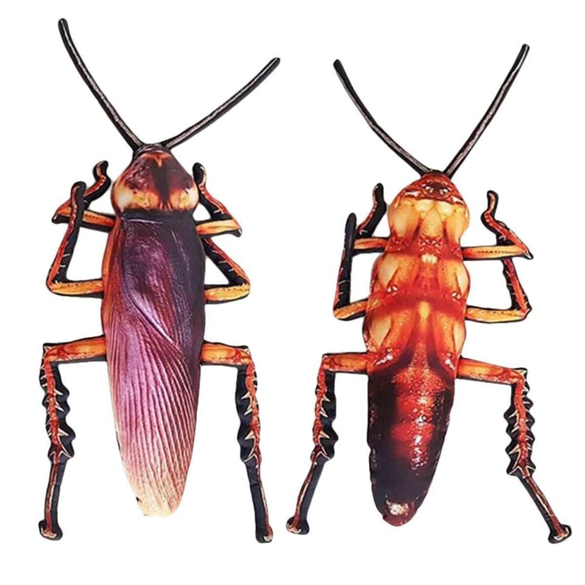 22 inch Creative 3D Cockroach Plush Toy Realistic Cockroach Stuffed ...