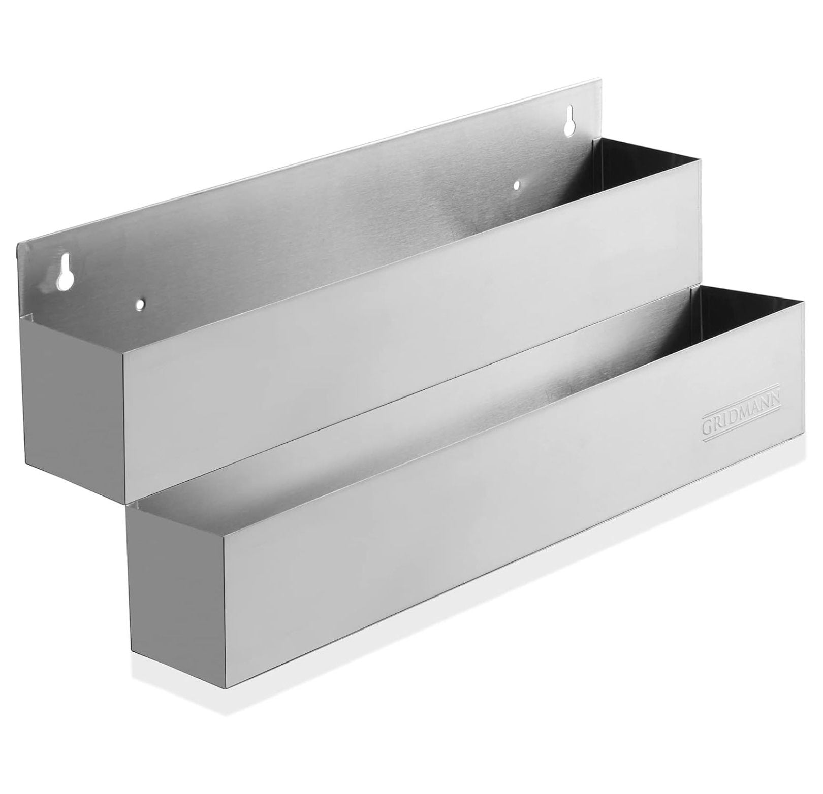 22-inch Double Tier Speed Rail - Stainless Steel Liquor Bottle Holder ...