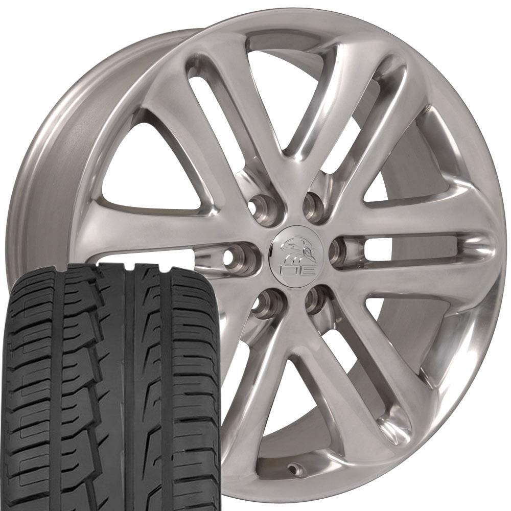 22 inch Polished 3918 OE Wheels & Tires Set Fit Ford Trucks - F150 ...