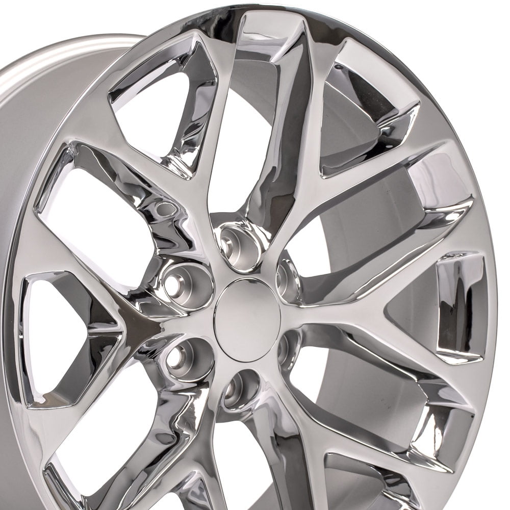 22 inch Replica Wheel Rim fits Chevy Silverado - CV98B Chrome 22x9 ...