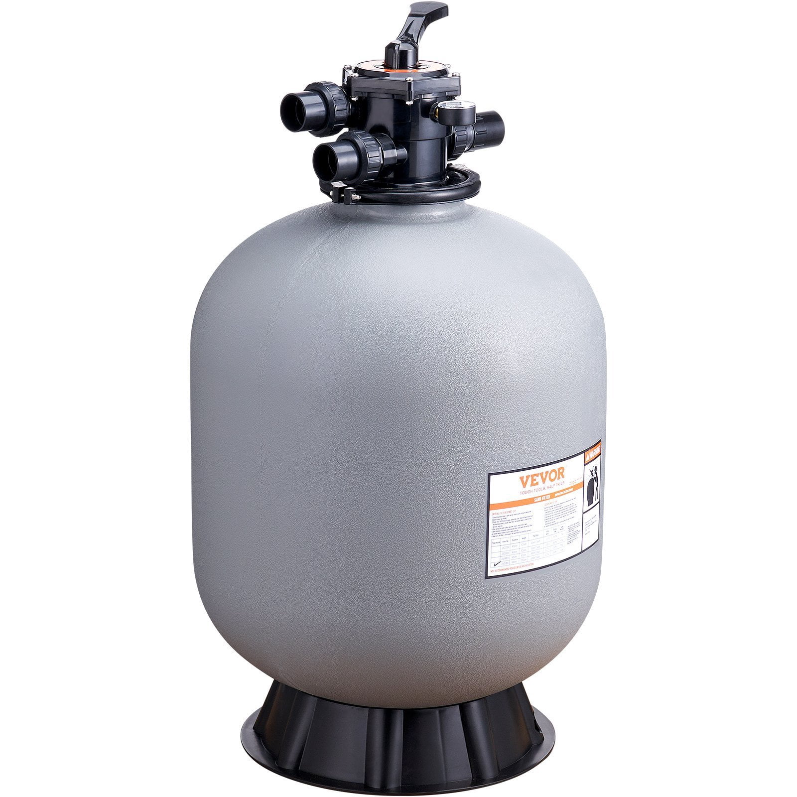 22-inch Sand Filter for Inground Pools - Up to 65 GPM Flow Rate ...