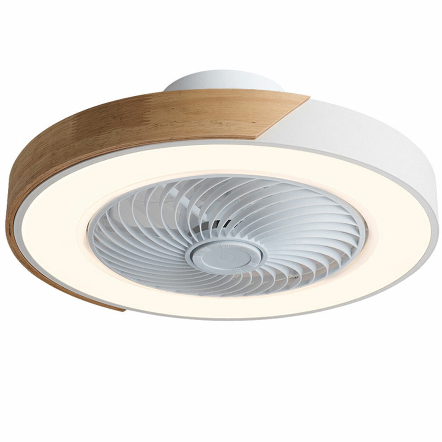 22 inches Ceiling Fan with Light and Remote Control, Indoor 3-Colors 5 ...