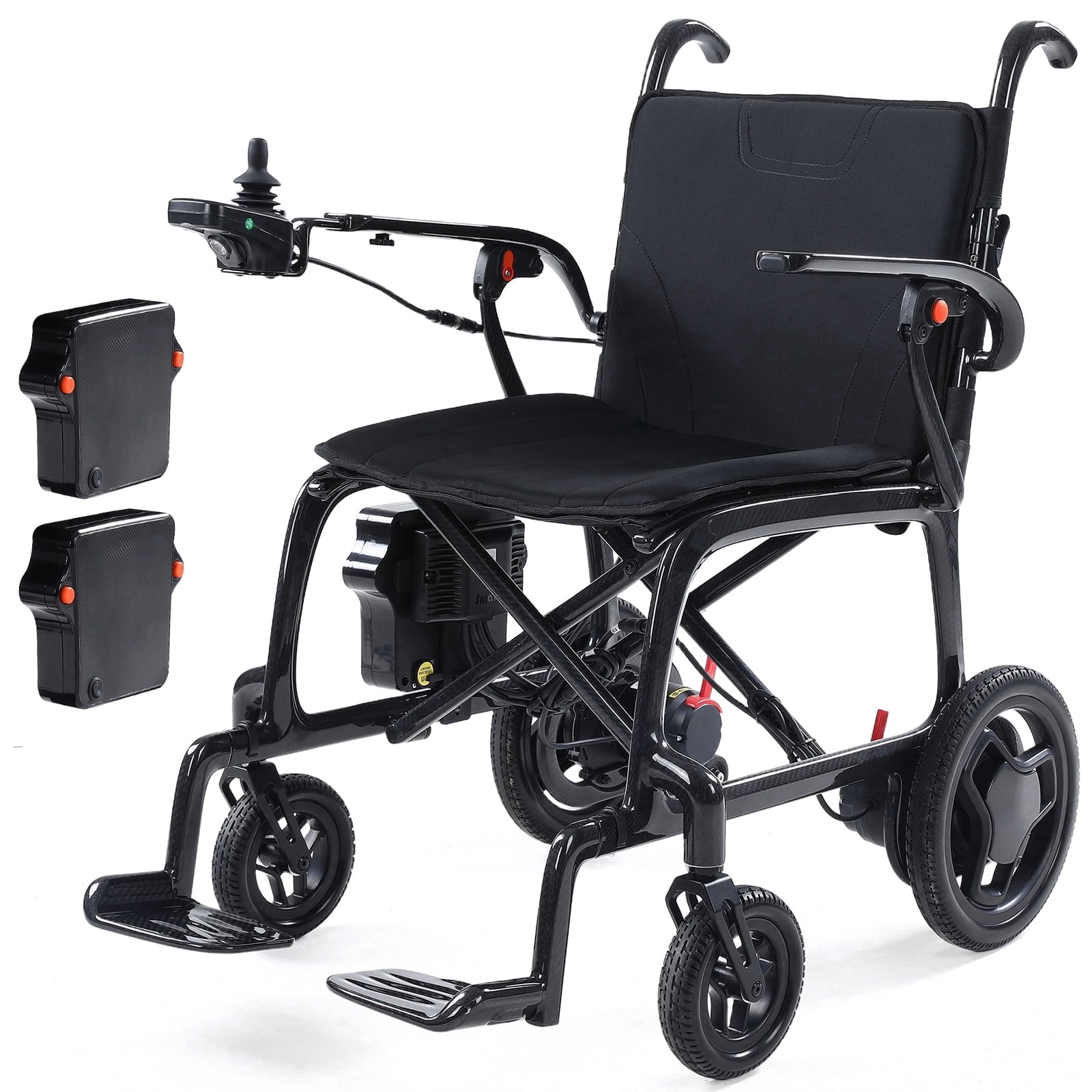 22 lbs Carbon Fiber Electric Wheelchair for Adults, 29-Mile Range ...