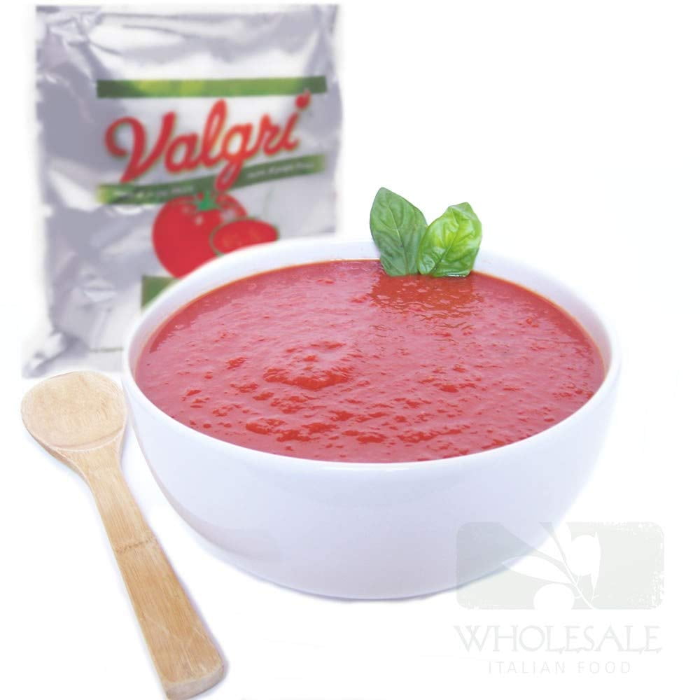 22 lbs, Italian Tomato Fine Pulp Passata, Strained from Tomatoes, 100% ...