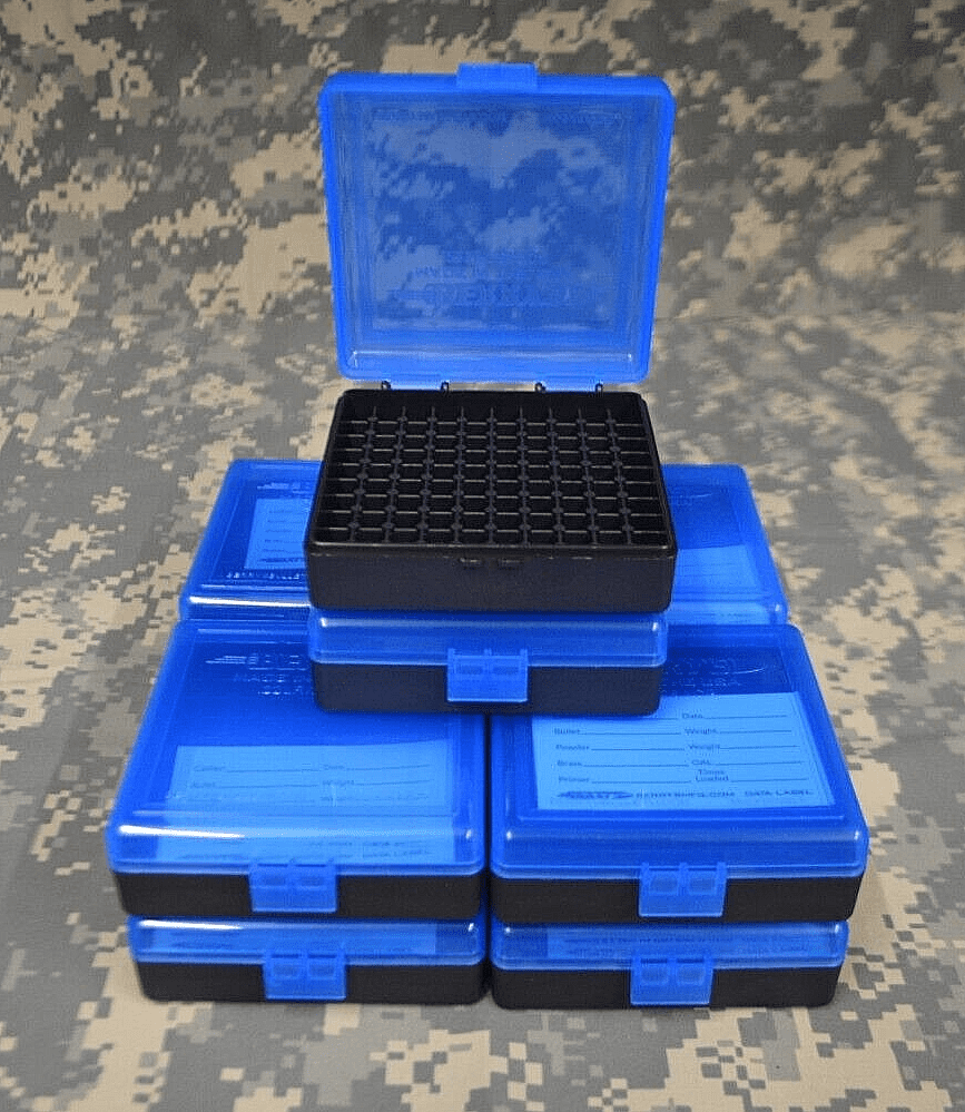 22 lr Ammo Box /Case /Storage (10 PACK) 1000 Rnds storage (BLUE ...