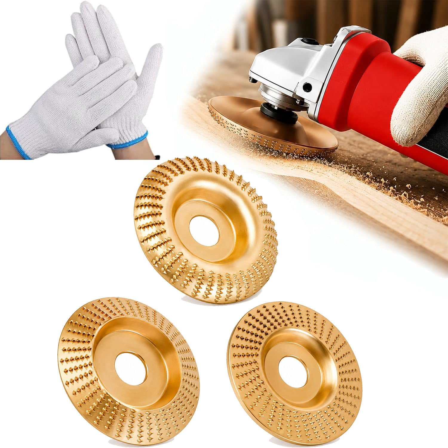 22 mm/16 mm Angle Grinder Polishing Pad, Tungsten Carbide Cutting Wheel ...