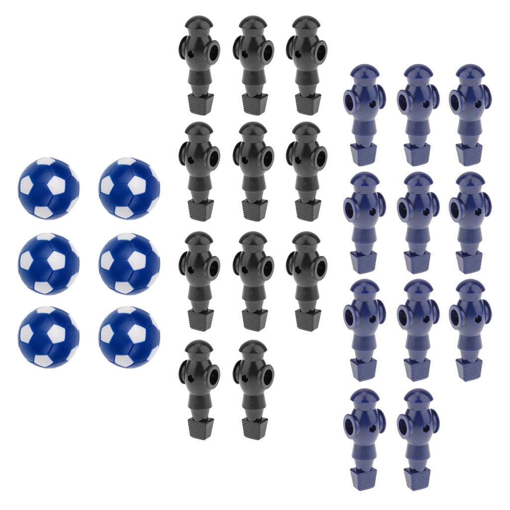 22 piece 5/8"""" Foosball Table Men 6pcs Balls Foosball Replacements ...