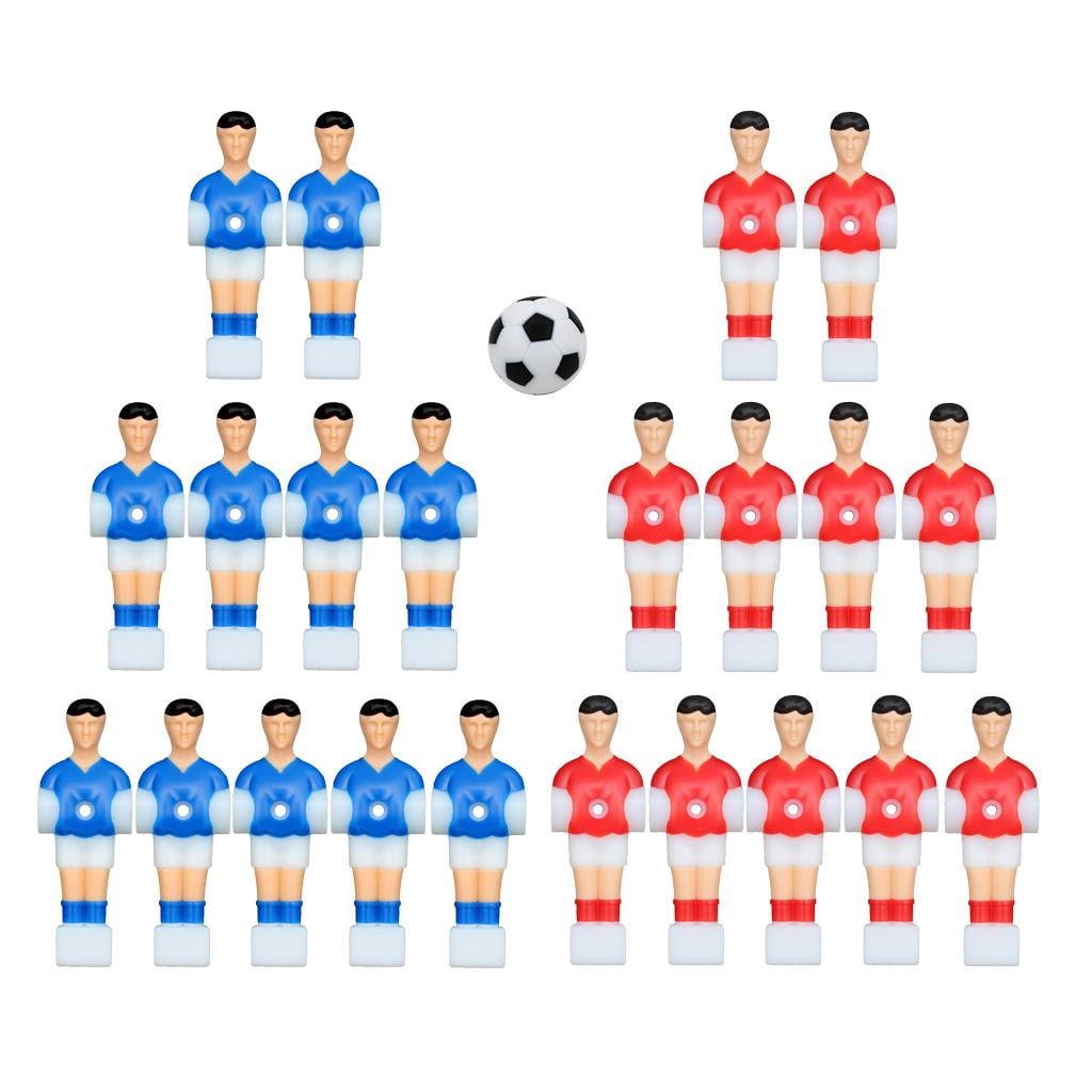 22 piece Soccer Foosball Men Replacements Foosball Man with Ball Table ...