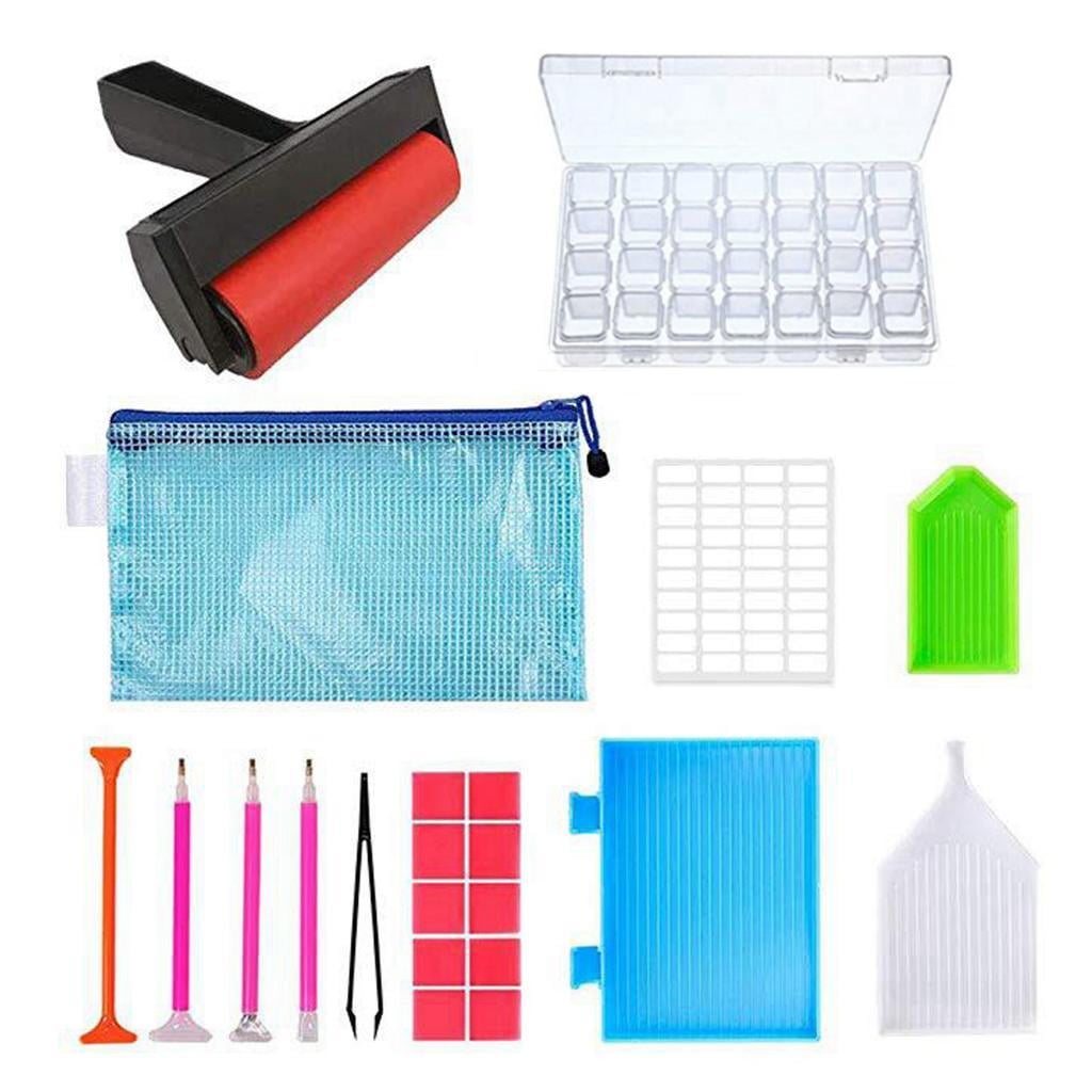 22 piece Tools Set 5D DIY Set with Diamonds Sticky Pens Box And Big ...