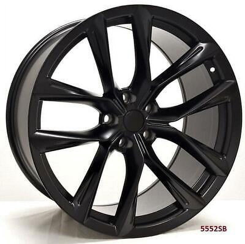 22" wheels fits TESLA MODEL X LONG RANGE PLUS 2020 & UP (staggered 22x9 ...