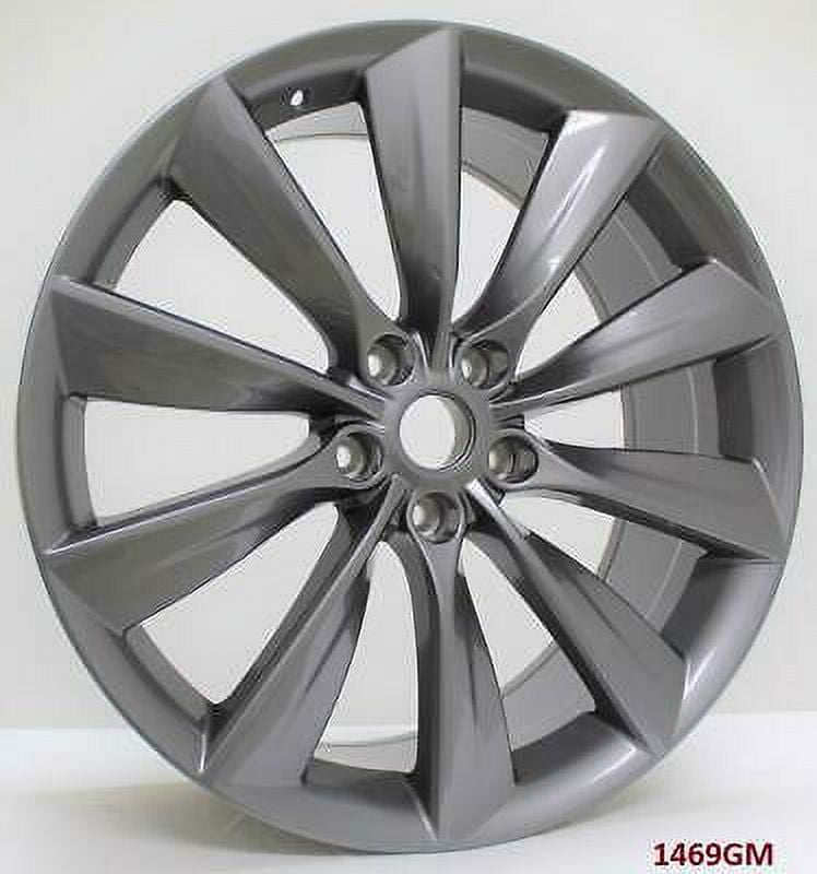 22'' wheels for TESLA MODEL X 100D 75 P100D (staggered 22x9"/22x10 ...