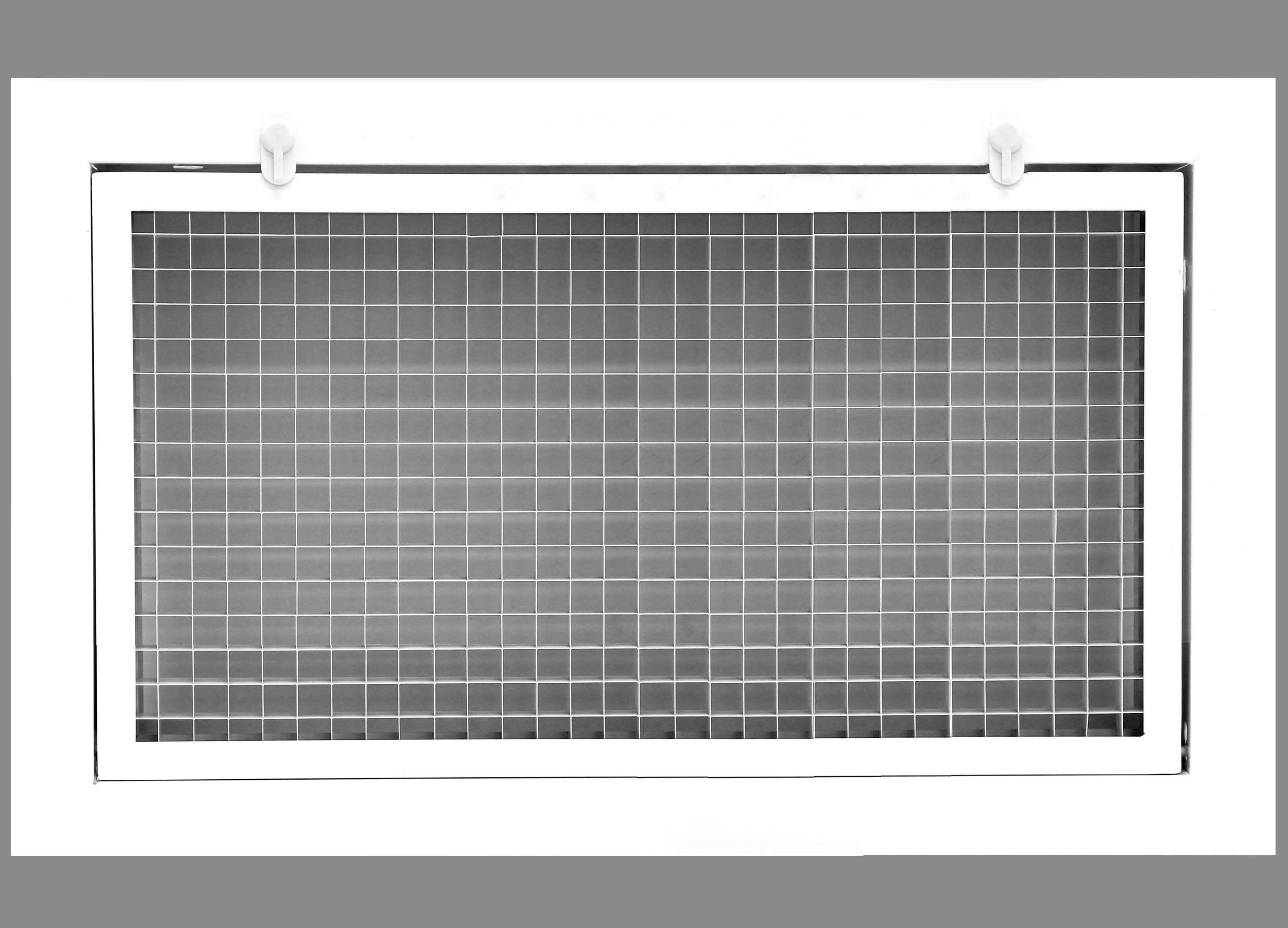 22" x 12" Cube Core Eggcrate Return Air Filter Grille for 1" Filter ...