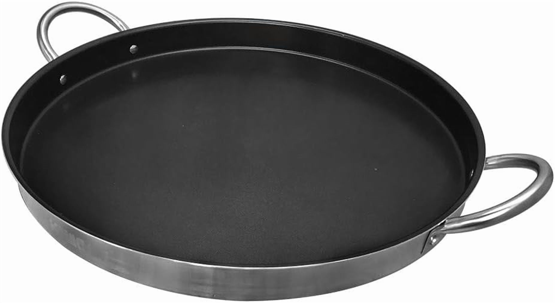22" x 2'' Depth Alumium Comal Griddle Pan Grill Cook Non-Stick Coating ...