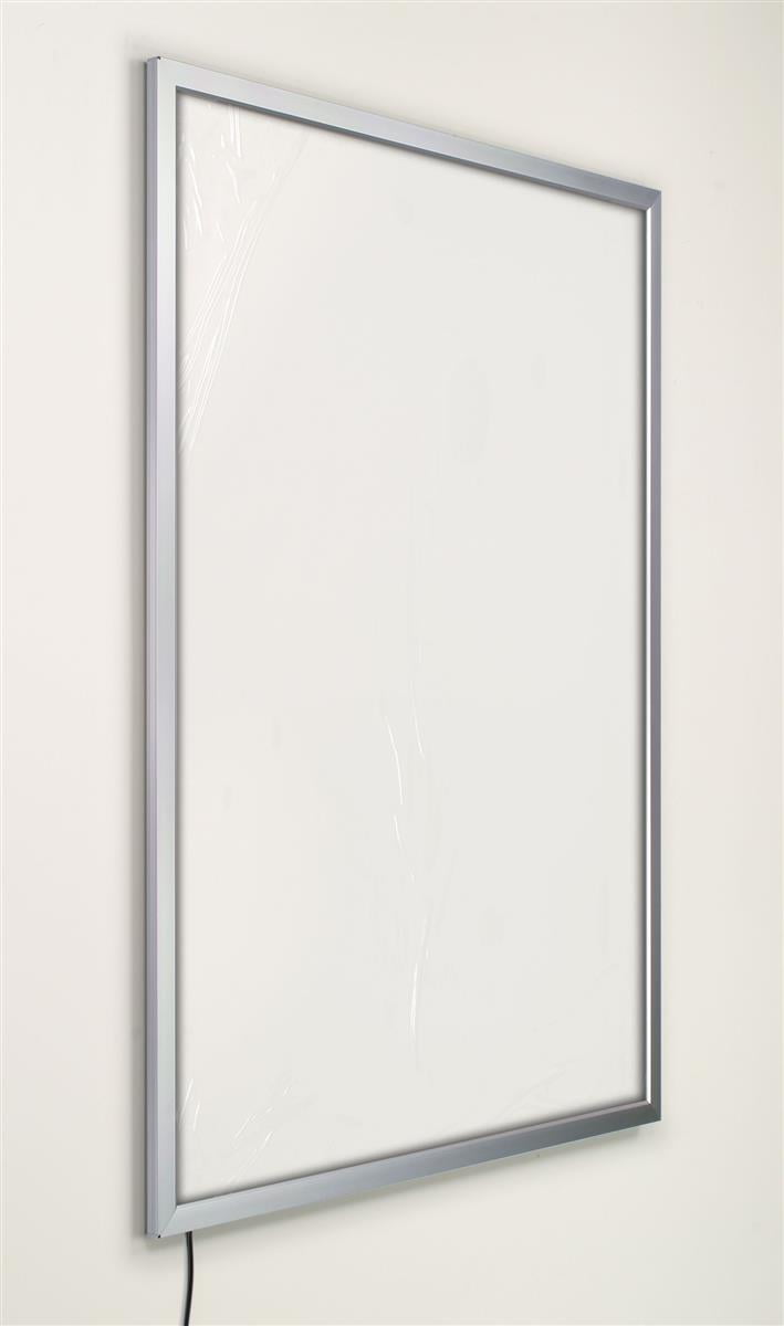 22 x 28 LED Illuminated Poster Frame for Wall Mount Use, Front-Loading ...