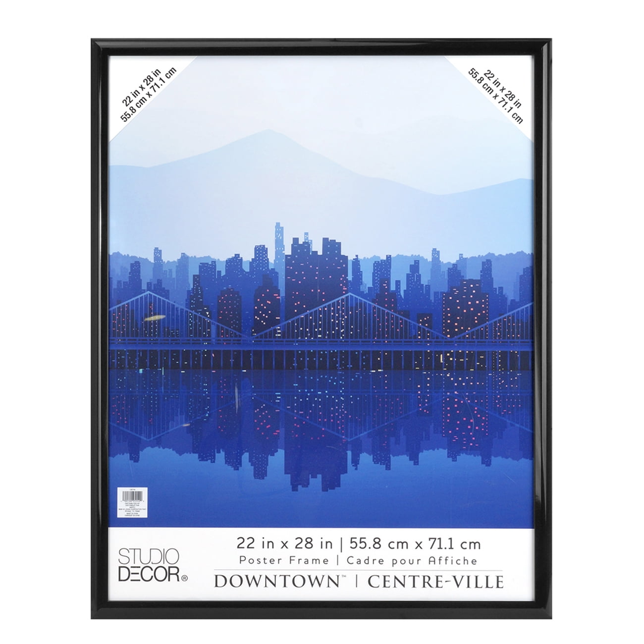 22" x 28" Poster Frame by Studio Decor - Includes Pre-attached Hanging ...