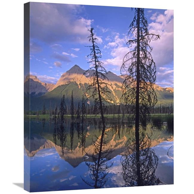 22 x 28 in. Chancellor Peak Reflected in Lake, Yoho National Park, BC ...
