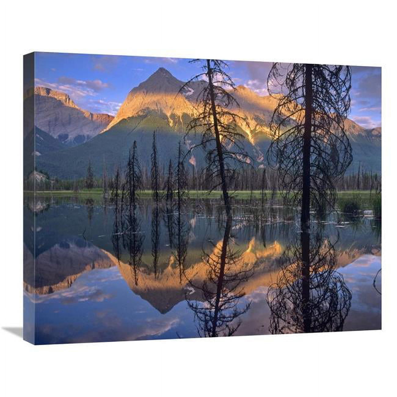 22 x 28 in. Chancellor Peak Reflected in Lake, Yoho National Park, BC ...