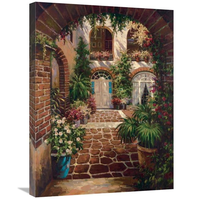 22 x 28 in. Courtyard Vista Art Print - Twindini - Walmart.com