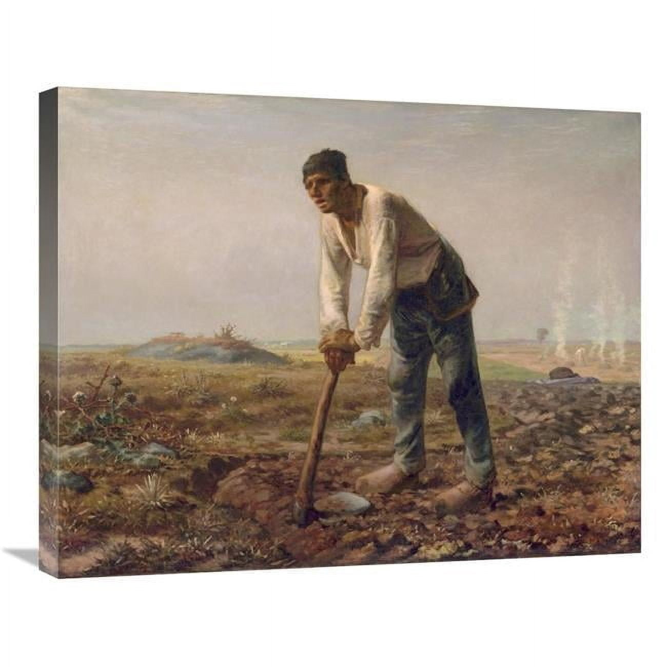 22 x 28 in. Man with A Hoe Art Print - Jean-Francois Millet - Walmart.com