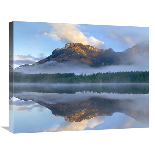 22 x 28 in. Morning Light on Mt Kidd As Seen From Wedge Pond, Alberta ...