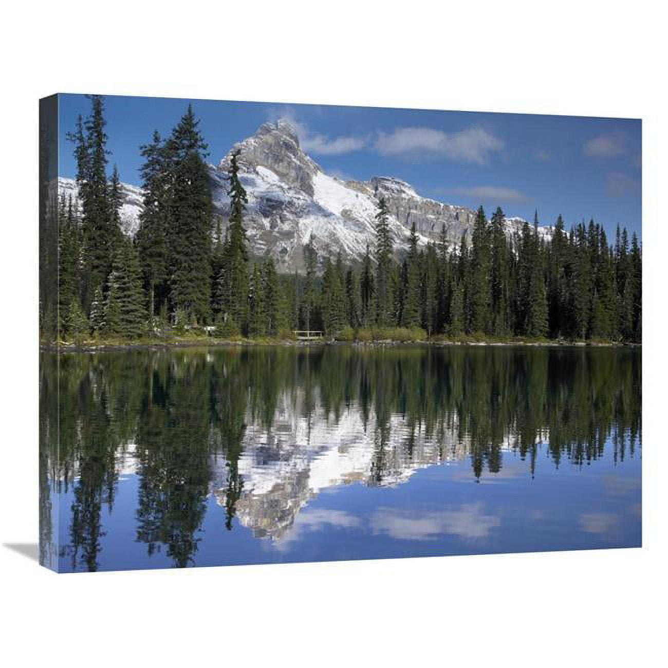 22 x 28 in. Wiwaxy Peaks & Cathedral Mountain at Lake OHara, Yoho ...
