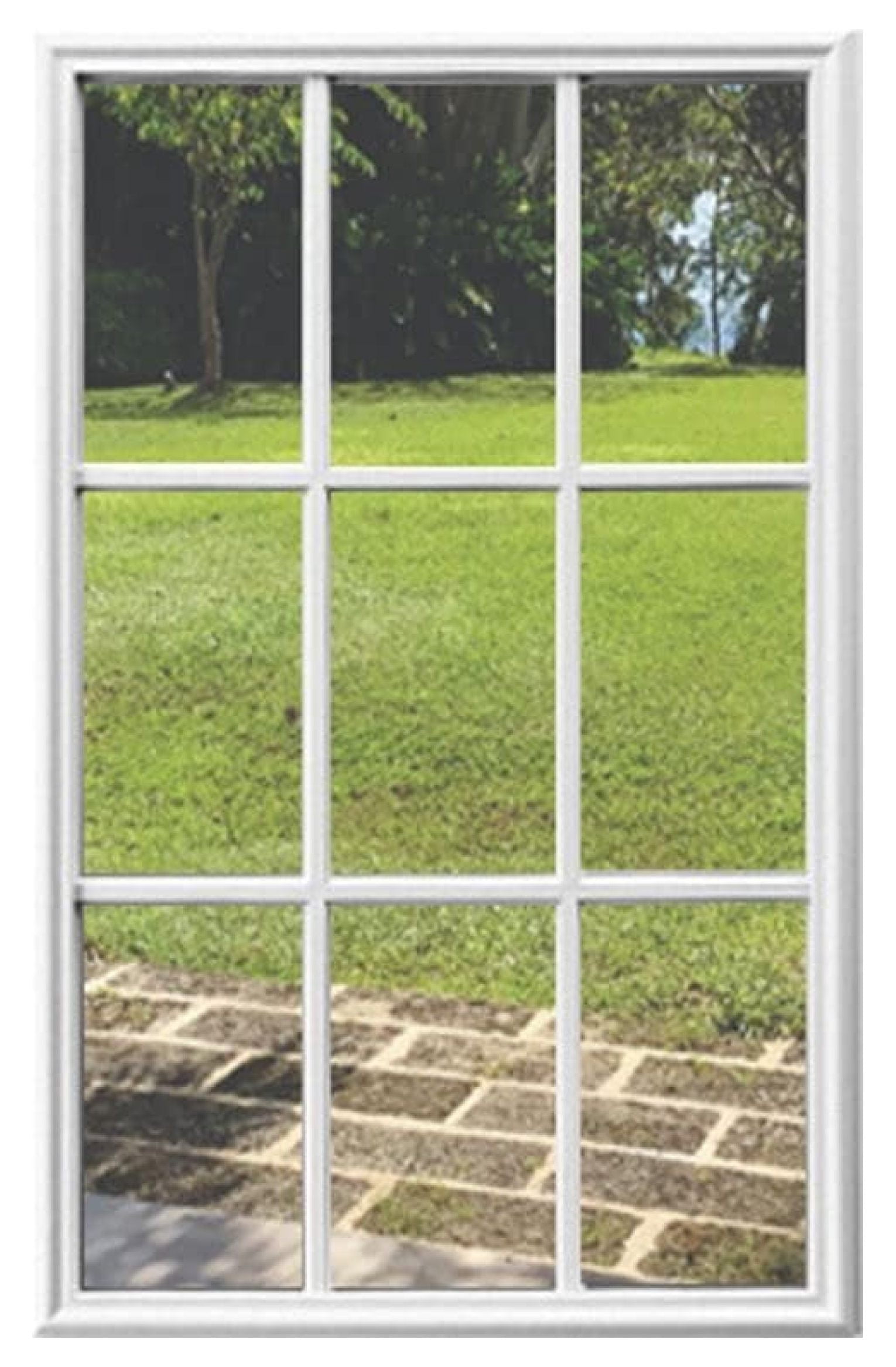 22 x 36 Entry Door Clear Glass Insert (9 Lite), White - Walmart.com