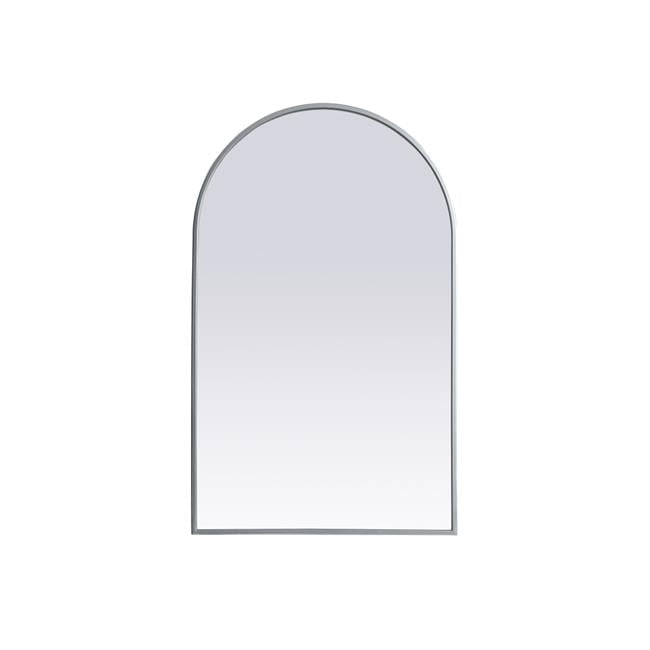 22 x 36 in. Metal Frame Arch Mirror, Silver - Walmart.com