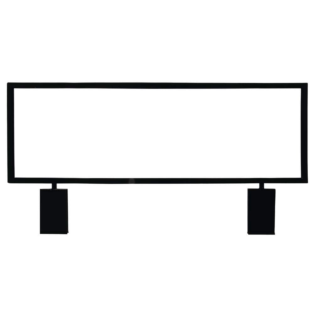22" x 7" Horizontal Metal Grid Sign Holder, Black - Walmart.com