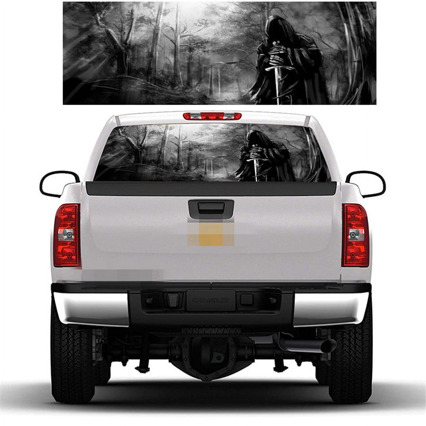 22"x65" Large Perforated Rear Window Graphic Sticker for Jeep SUV High ...